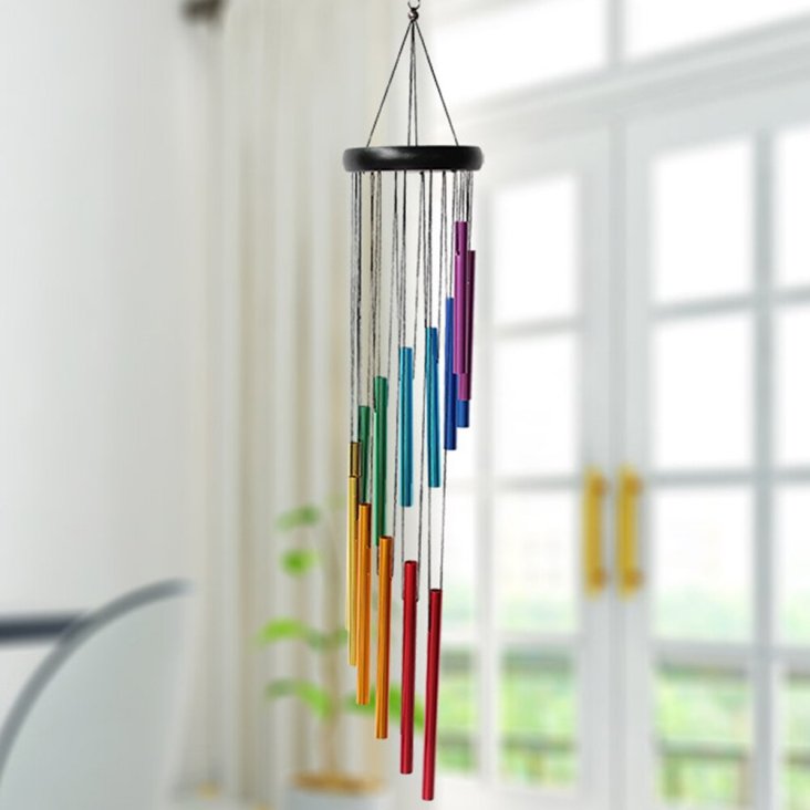 PrideOutlet > Home & Decor > 29 inch Rainbow Wind Chimes